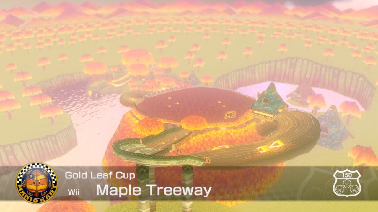 Maple Treeway in Mario Kart 8 - YouTube