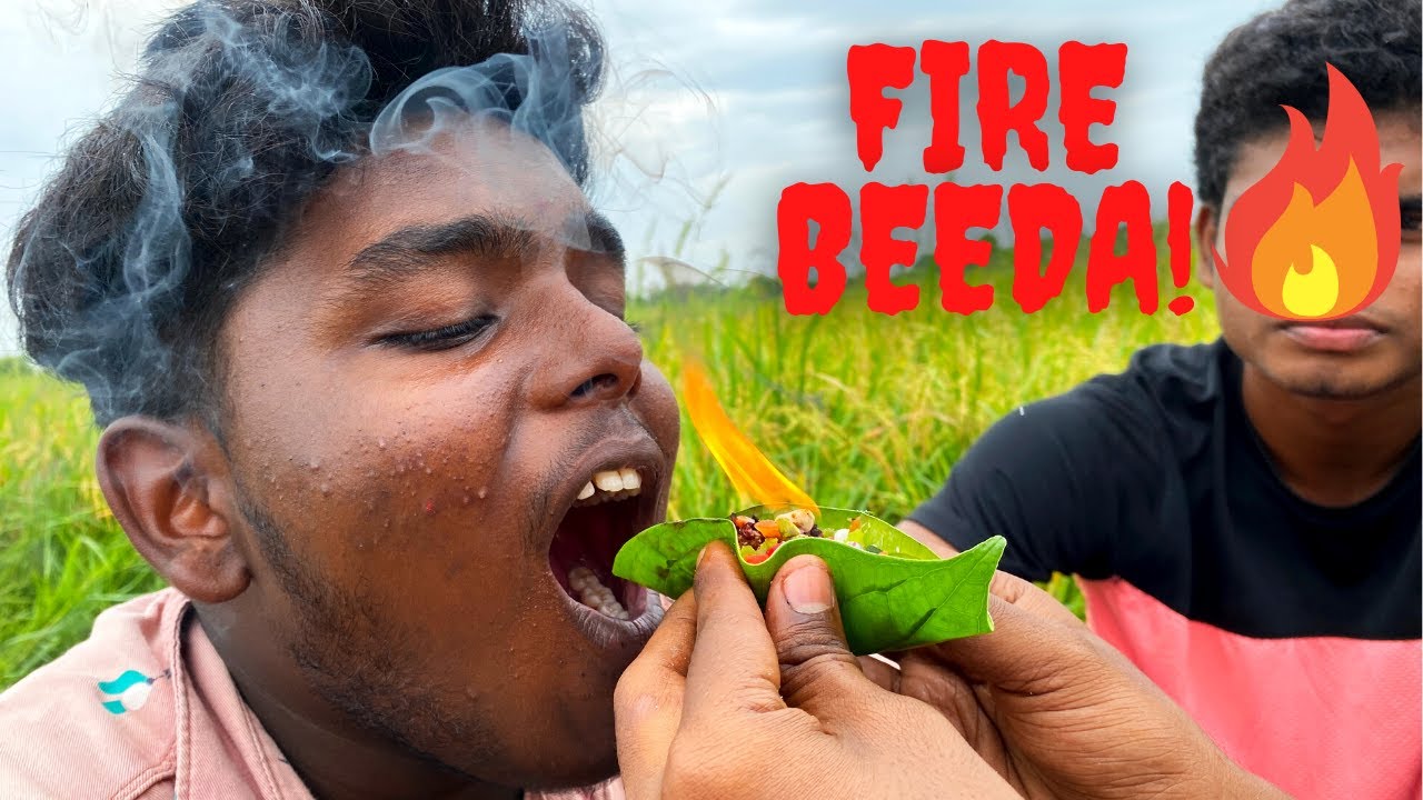 Fire Beeda in Tamil | how to make sweet fire beeda | FIRE PAN in ...