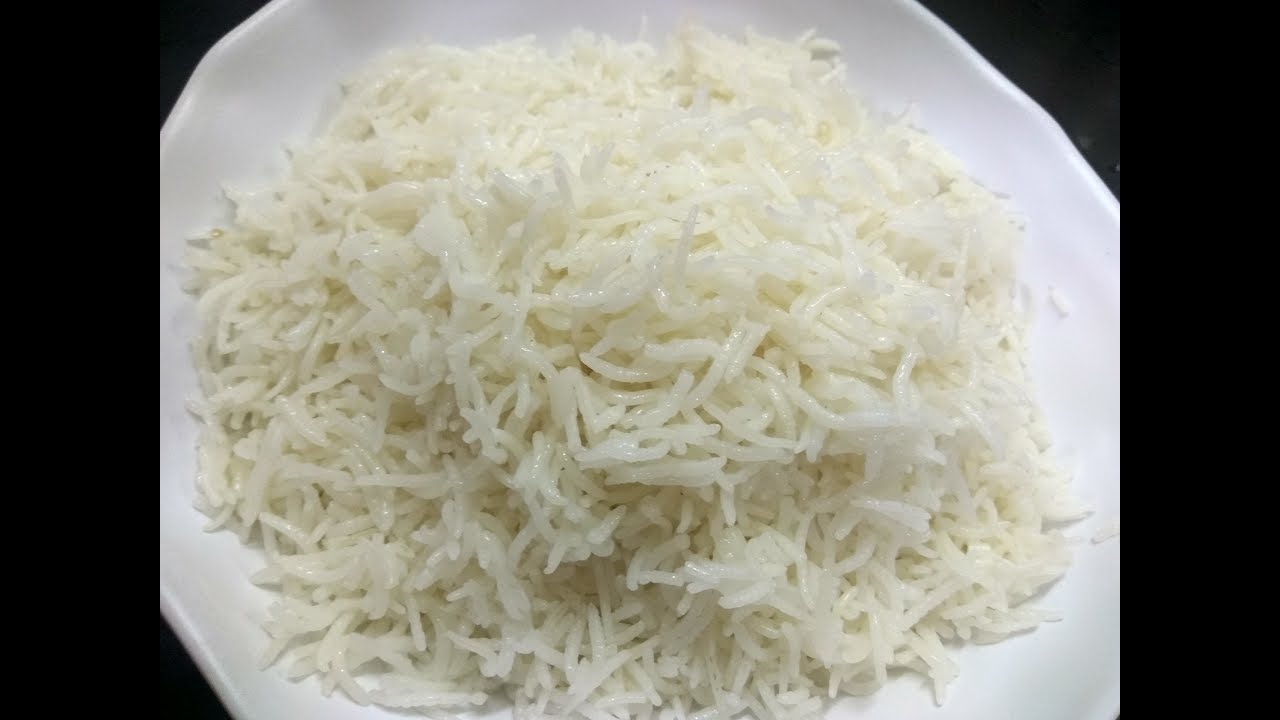 how to make perfect rice easily/simple rice recipe - YouTube