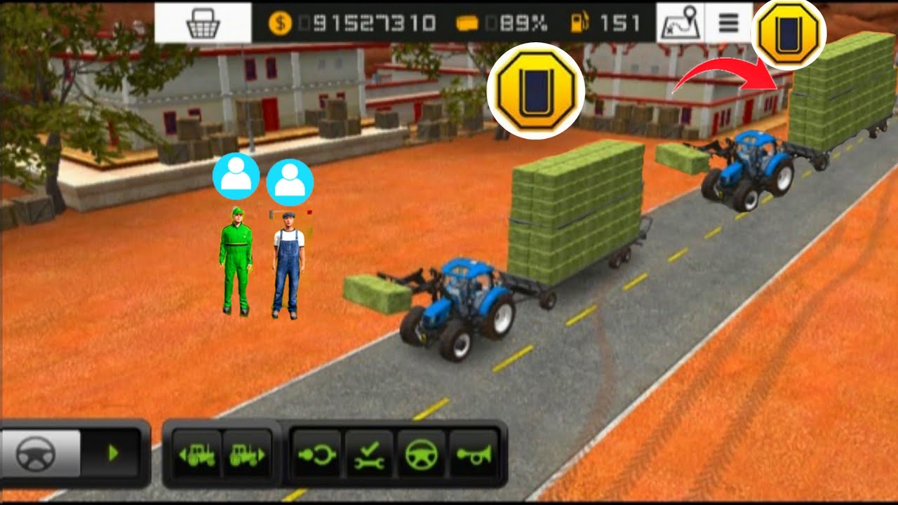 FS 18 Delivered Grass Bales! Complete Process Of Grass Cut! FS 18 Game ...