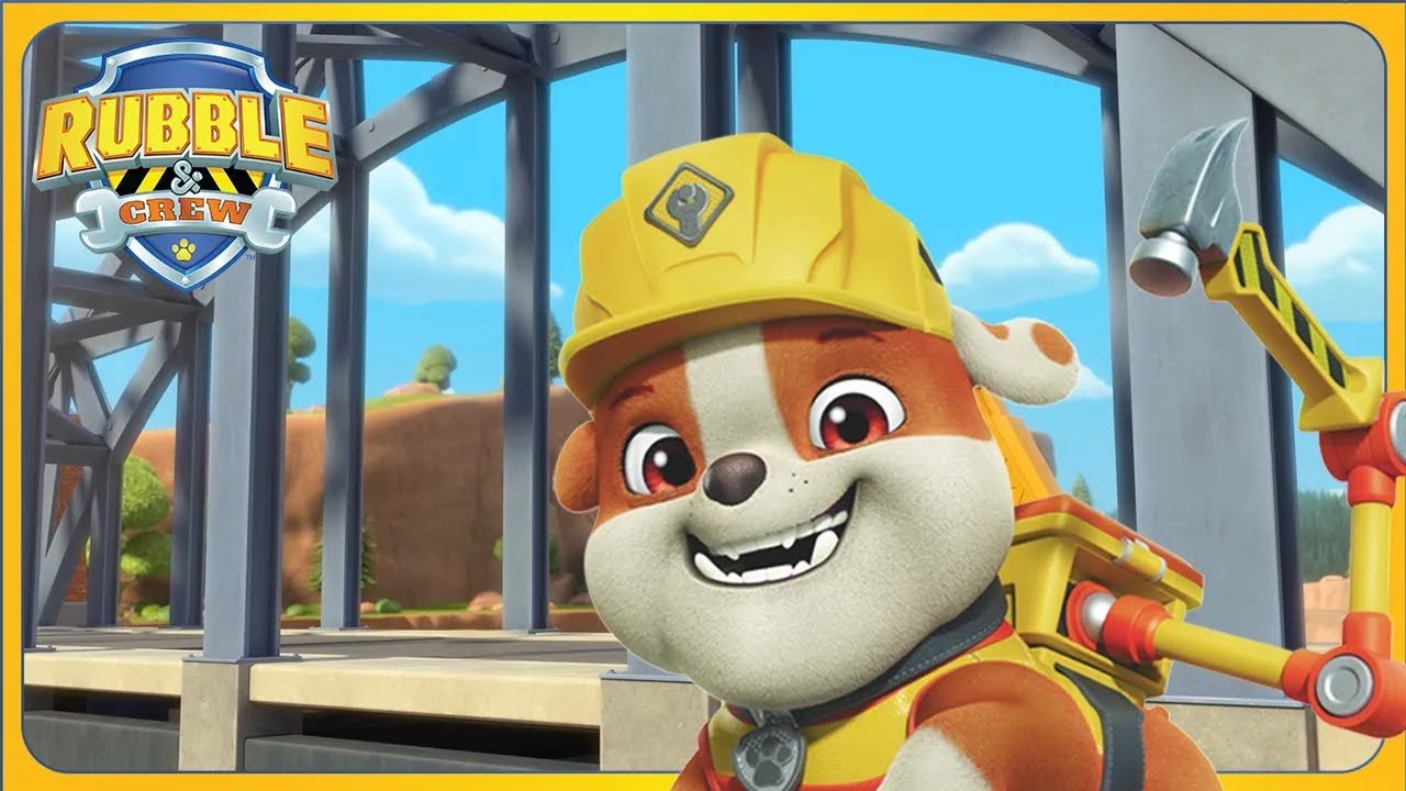 Rubble Builds a Bridge | Rubble and Crew | Cartoons for Kids - YouTube