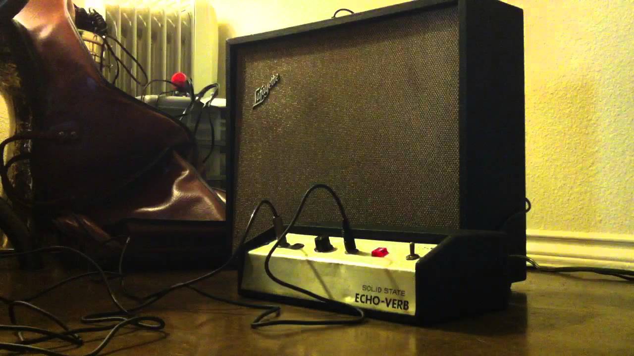 Lafayette echo-verb ss reverb unit - YouTube