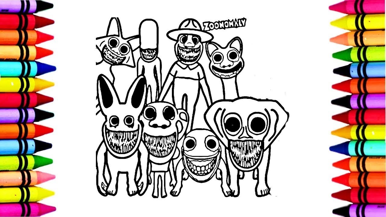 Zoonomaly 2 / How to Coloring Zoonomaly Characters / Coloring Pages ...