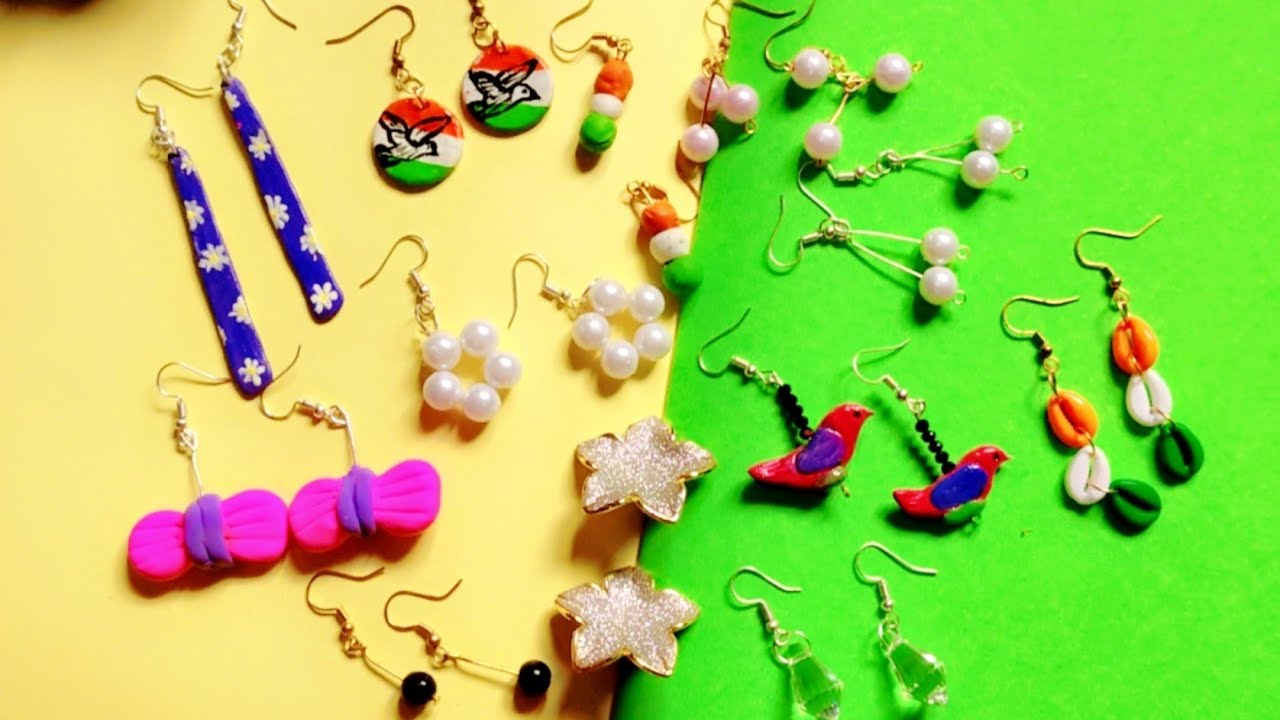 My handmade earrings collection 🤯🤯🤯 #youtube #viralvideo #earrings ...