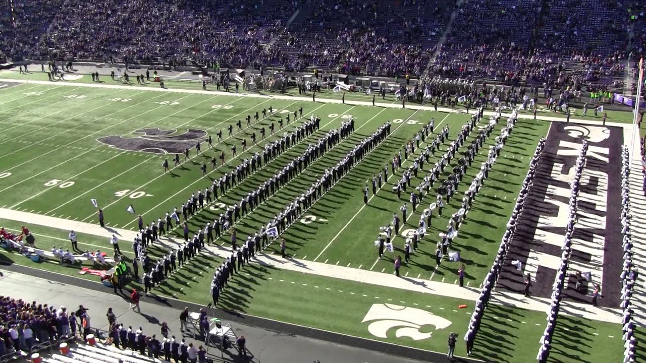 Kansas State University Marching Band pre-game 11-2-2013 part 3 - YouTube