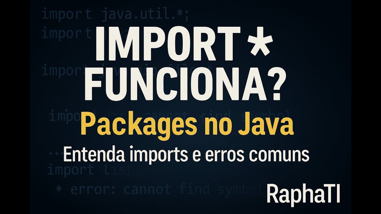 Java SE - Entenda de vez como funcionam os packages! Evite esses erros - Parte 1 de 2 - YouTube