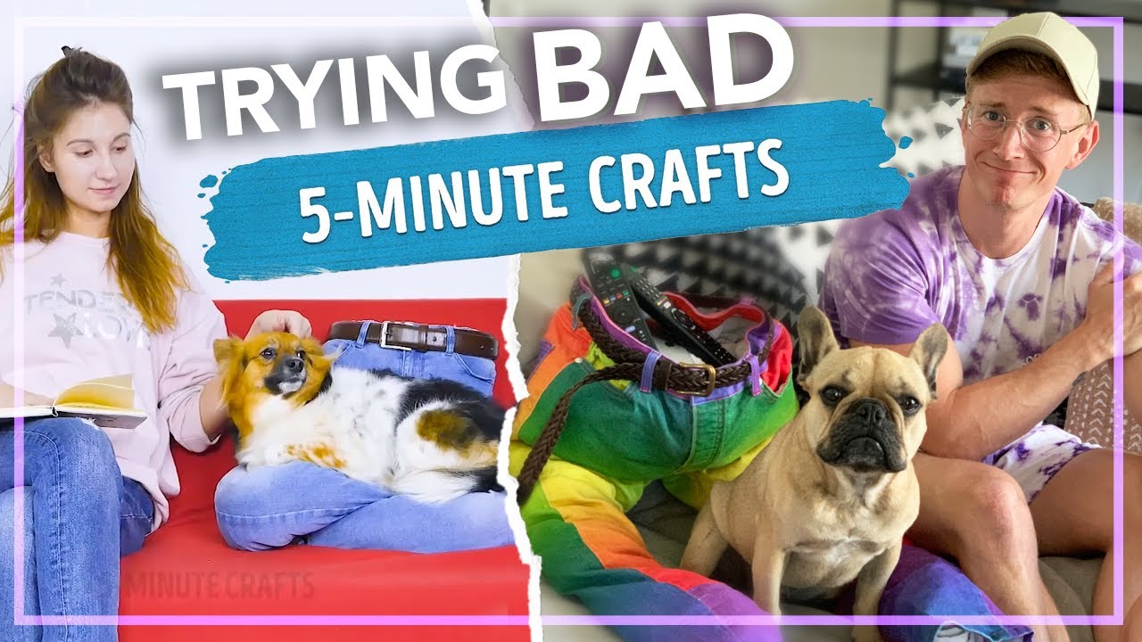 Attempting the Worst 5 Minute Crafts - YouTube