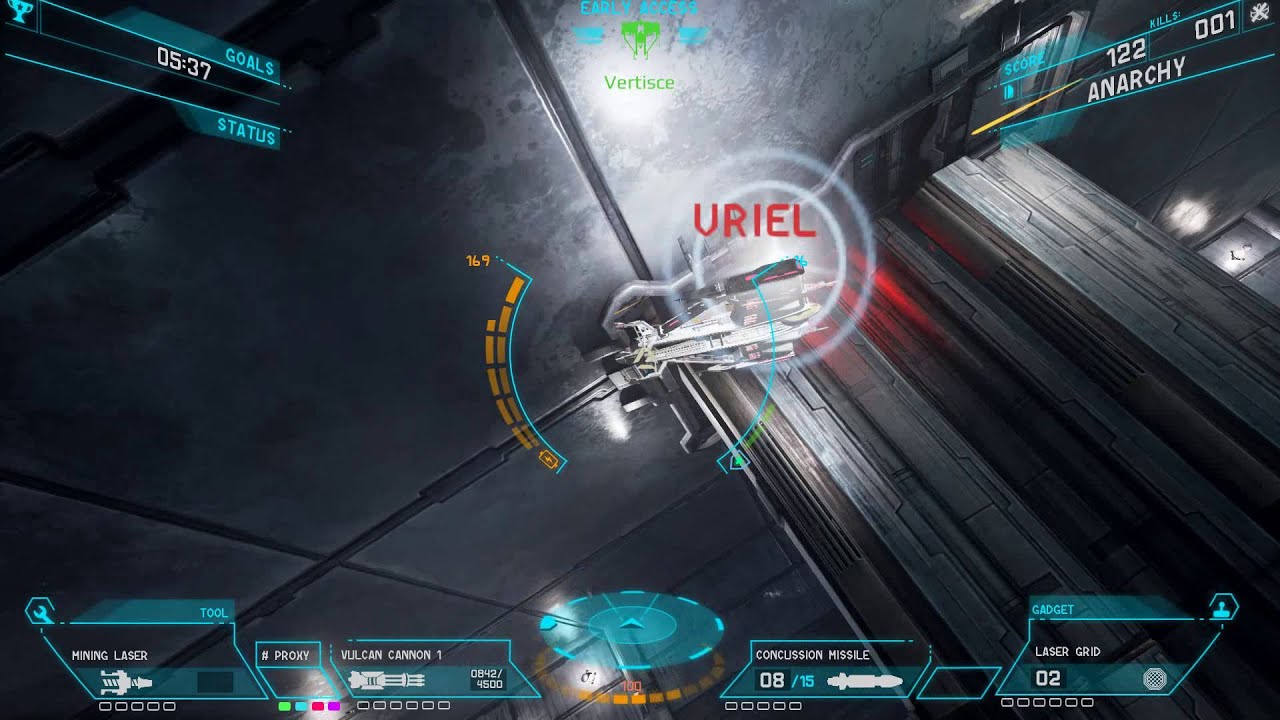 Descent Underground Alpha: Turn damnit! Turn! - YouTube