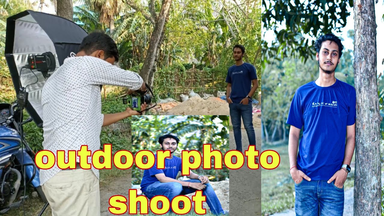 Outdoor photo shoot simpex 300d light used - YouTube