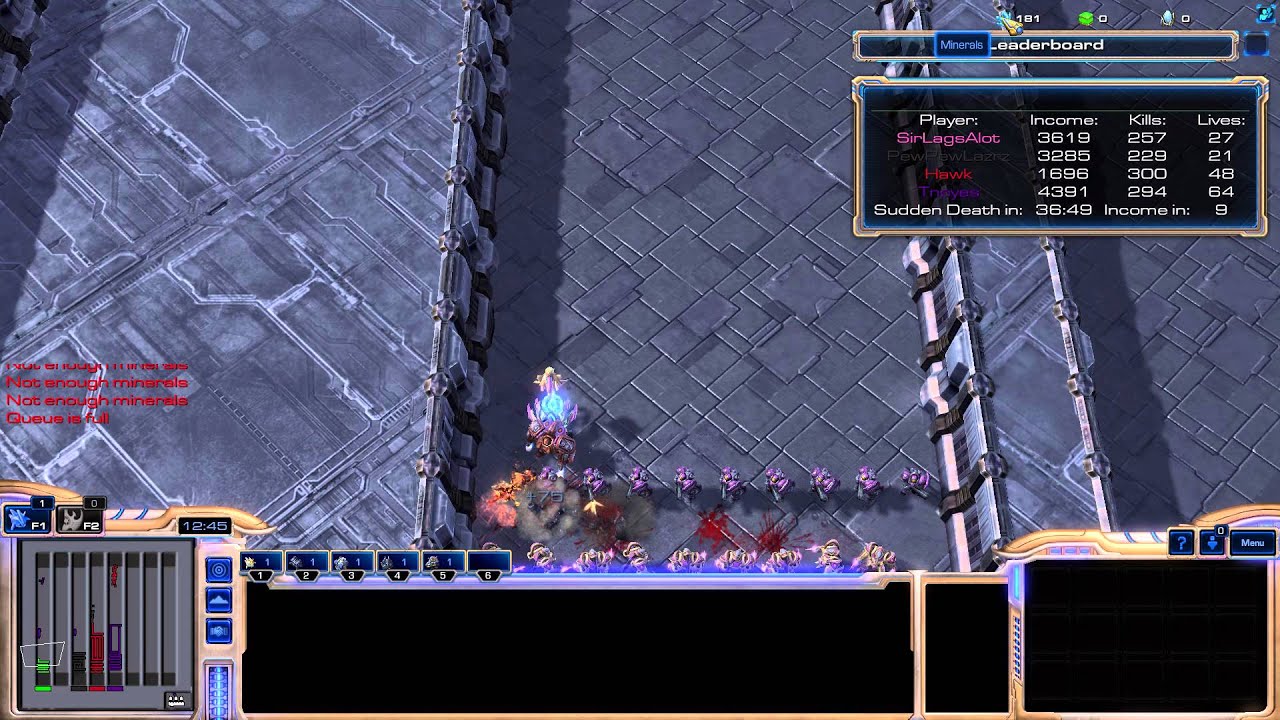 StarCraft II Line Tower Wars - YouTube