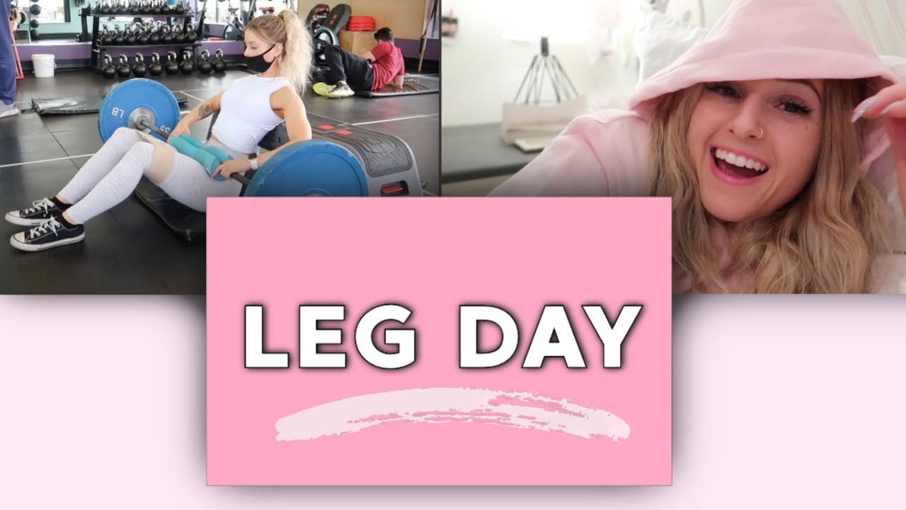 LEG DAY + FULL DAY VLOG - YouTube