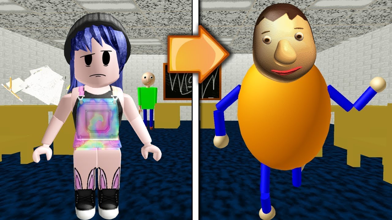 พี่นิวกลายร่างเป็นเด็กอ้วนนิสัยไม่ดี! | Roblox Bully Baldi's - YouTube