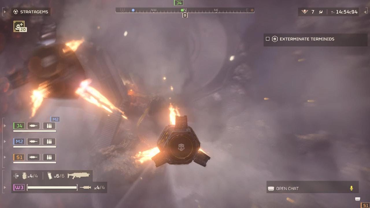 HELLDIVERS 2 level 7 swarm - YouTube