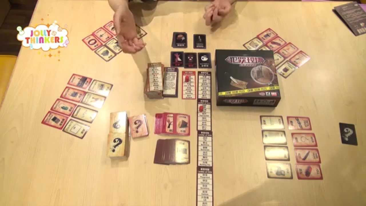 CS-Files 犯罪現場(廣東話版) - Jolly Thinkers Boardgame Channel - YouTube
