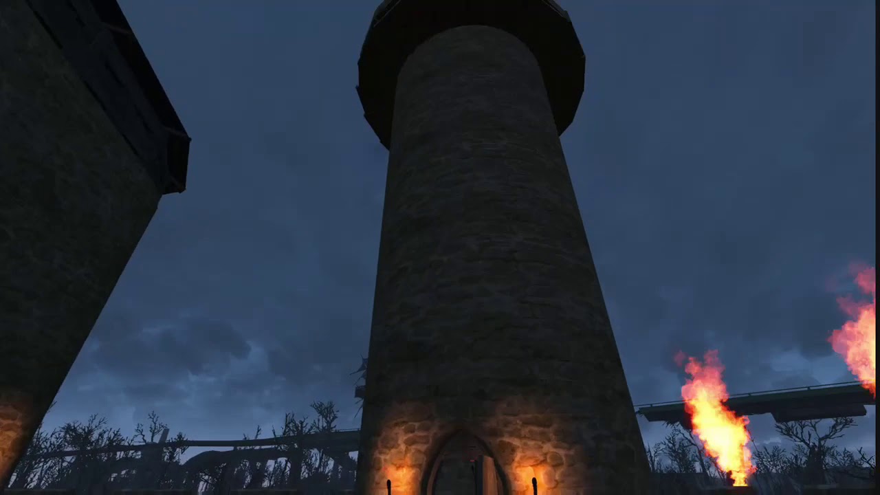 Halloween vampire castle build - YouTube