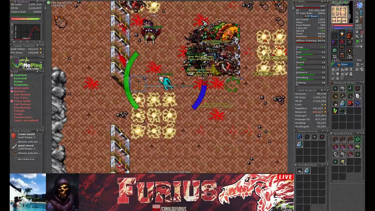 🔴 Tibia MS 330 + Hunt Bolada+ - YouTube