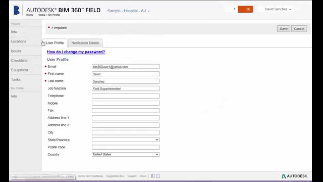 Autodesk BIM 360 Field Getting Started: Adding Locations - YouTube