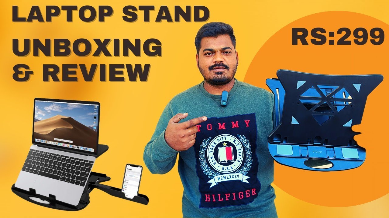Say Goodbye to Neck Pain: Striff Laptop Stand Unboxing & Review - YouTube