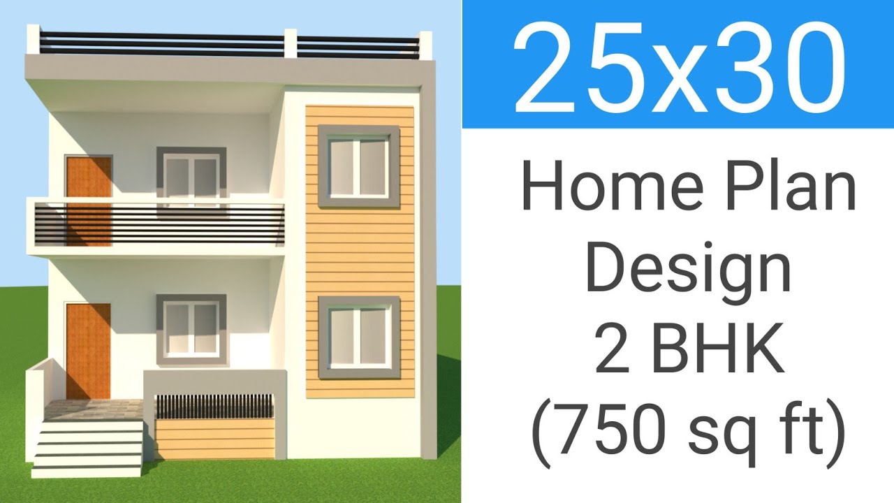 25x30 home plan design - YouTube