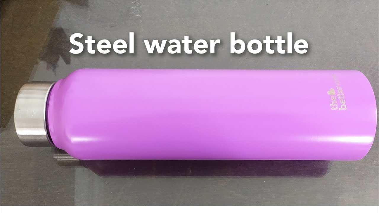 The Better Home Stainless steel water bottle 1 litre | Eco friendly ...