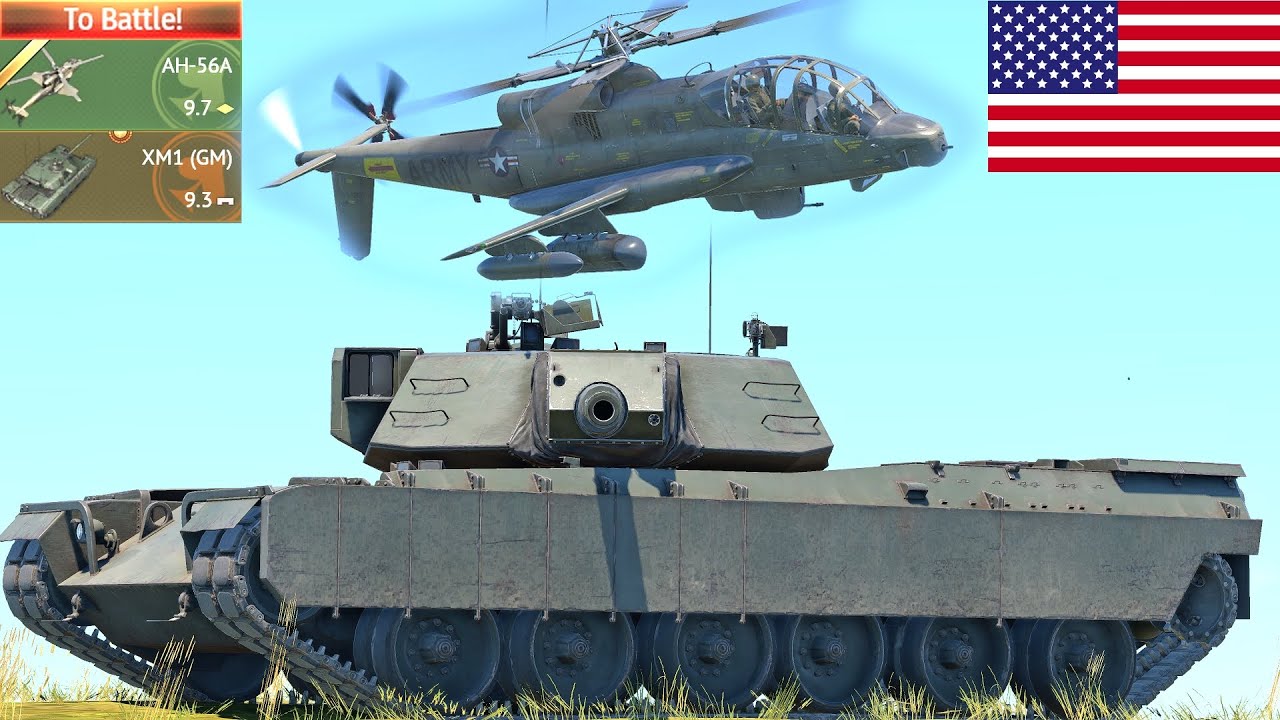 Destroying 9.7 BR With New AH-56A!💀 - YouTube