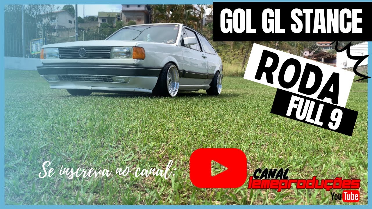 Gol GL Stance (roda 15 tala9 full) - YouTube