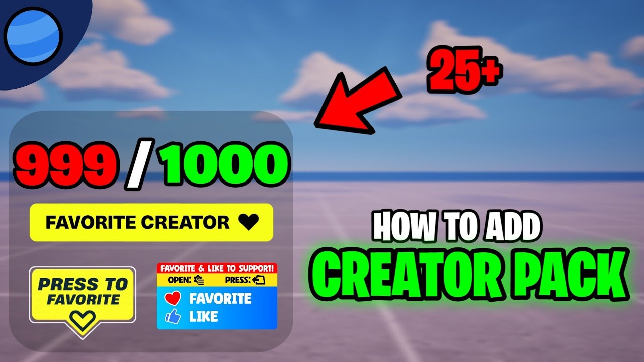 How To Add +20 FREE Creator Pack Graphic For UEFN - YouTube