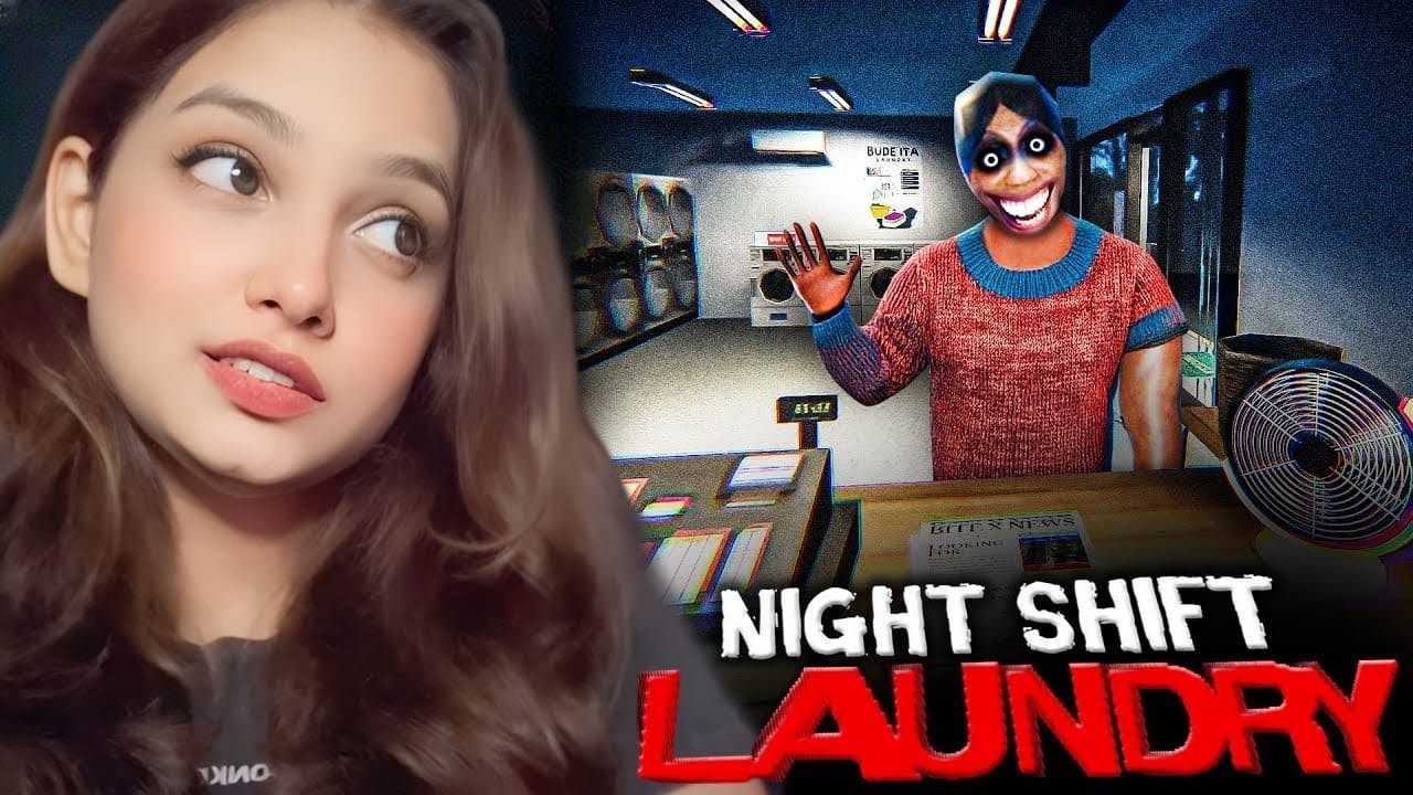 Horror Game Night Shift Laundry - YouTube