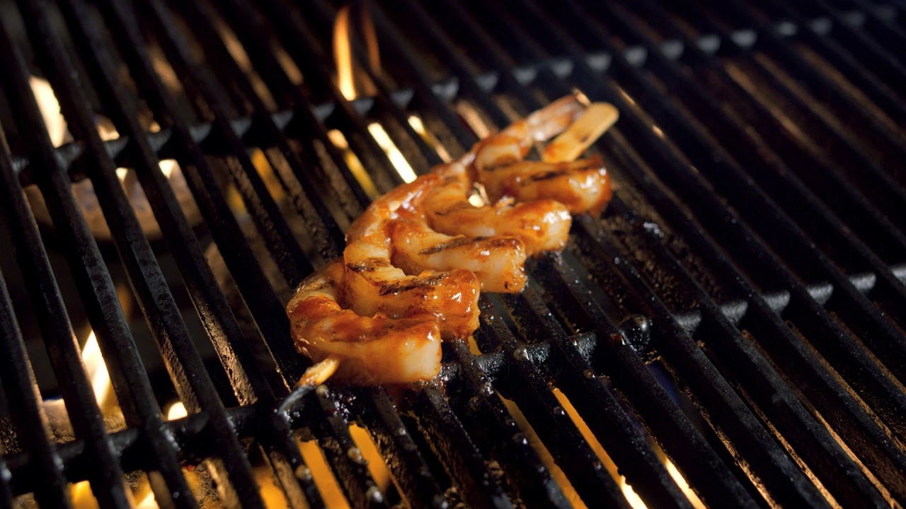 [ASMR] Soothing Grill Sounds – Sizzling Shrimp - YouTube