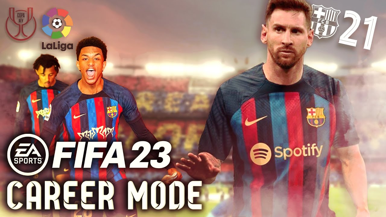 FIFA 23 🏆 Messi returning to FC Barcelona!? Realistic Career Mode ⚽️ ...