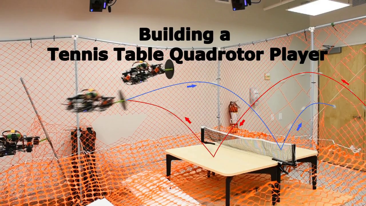 Autonomous Ping Pong Drone Player - YouTube