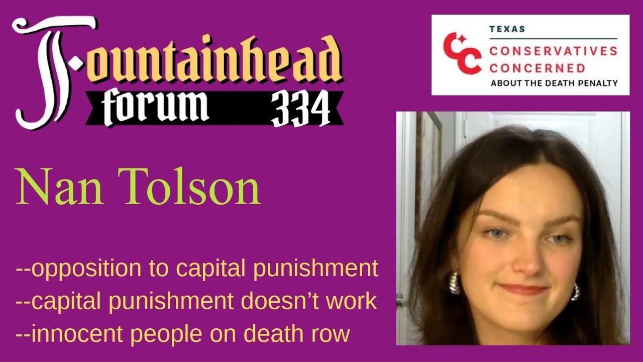 FF-334: Nan Tolson on why you should oppose capital punishment - YouTube