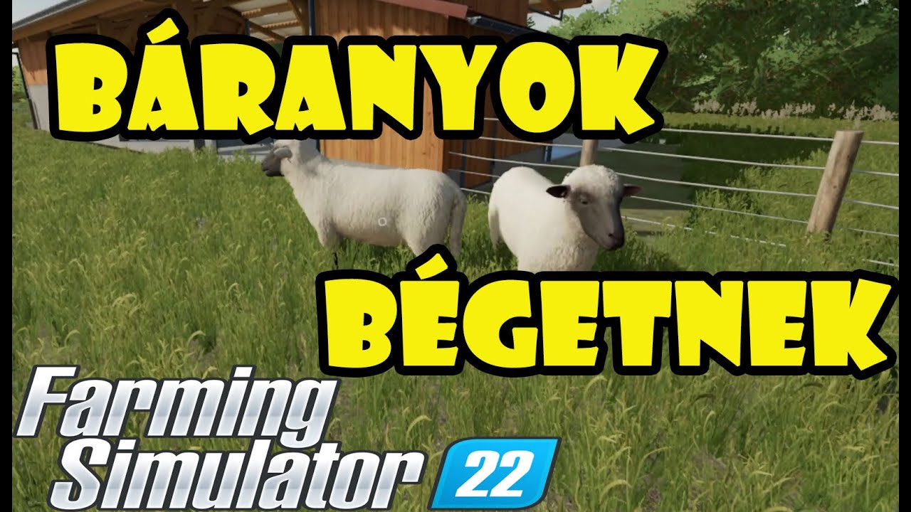 Farming Simulator 22 - 02 Bárányok bégetnek a Crocken farmon magyarul ...