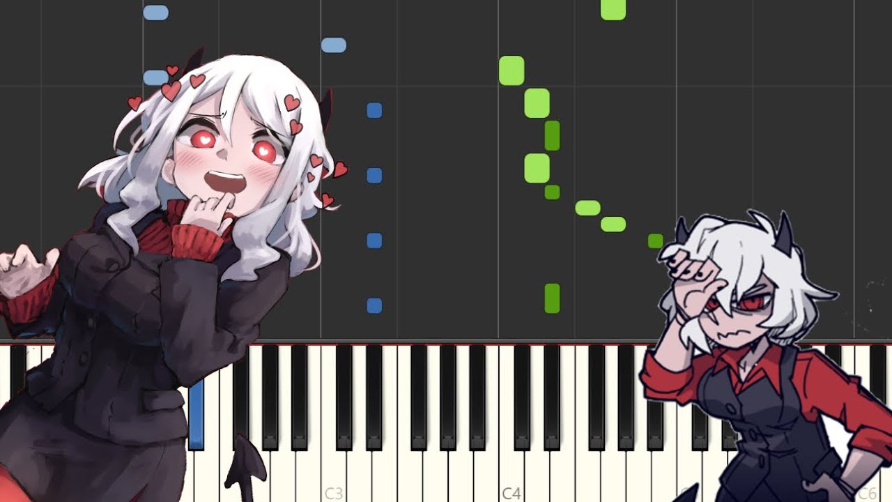 HELLTAKER OST - Vitality Easy Piano Tutorial (sheet music) - YouTube