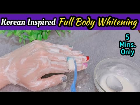 Korean Inspired FULL BODY WHITENING Mask || Remove Dark Private & Body ...