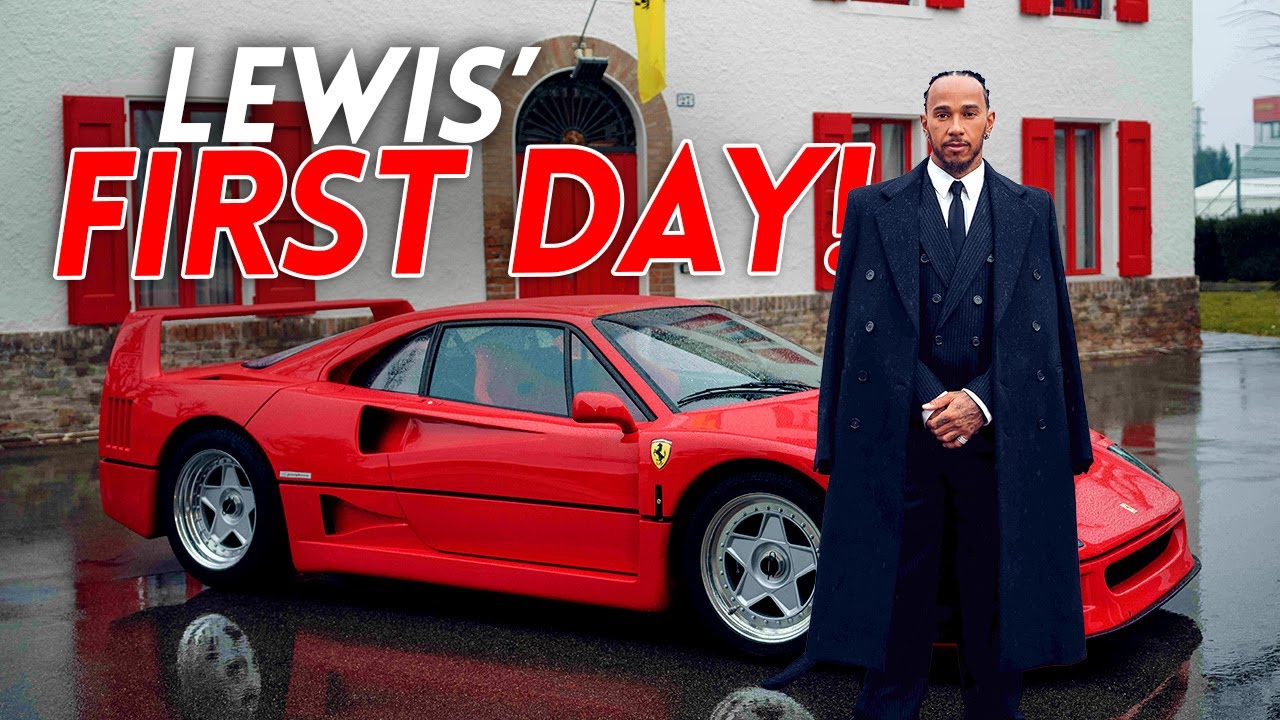 Inside LEWIS HAMILTON'S FIRST DAY as a FERRARI F1 DRIVER! - YouTube