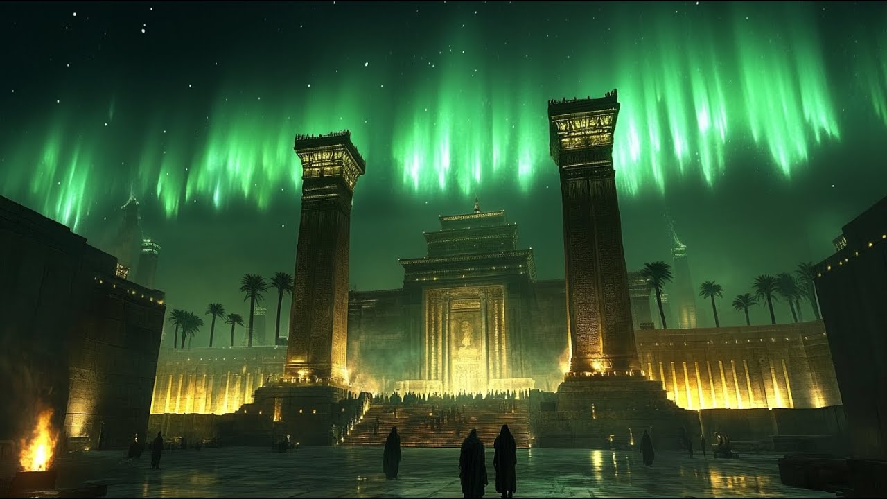 Auroras Of The Afterlife. The Emerald Throne Of The Elysian Fields ...