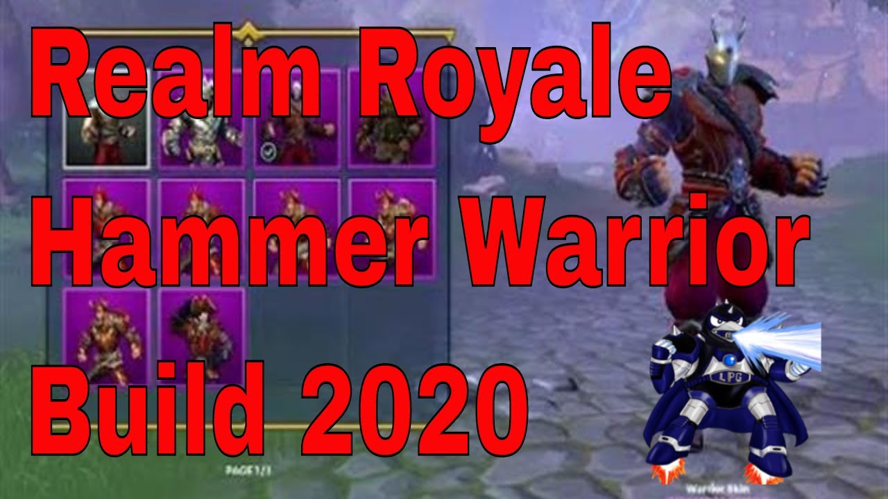 Realm Royale Hammer Warrior Build 2020 - YouTube