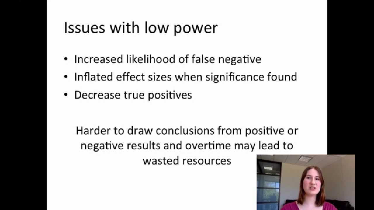 Consequences of Low Statistical Power - YouTube