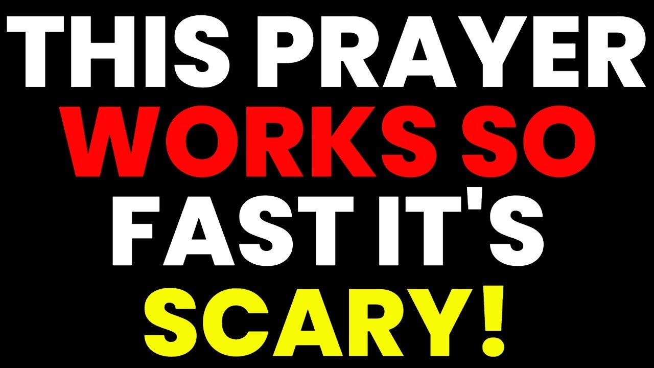 THIS PRAYER WORKS SO FAST IT'S SCARY Brother Carlos Oliveira ...