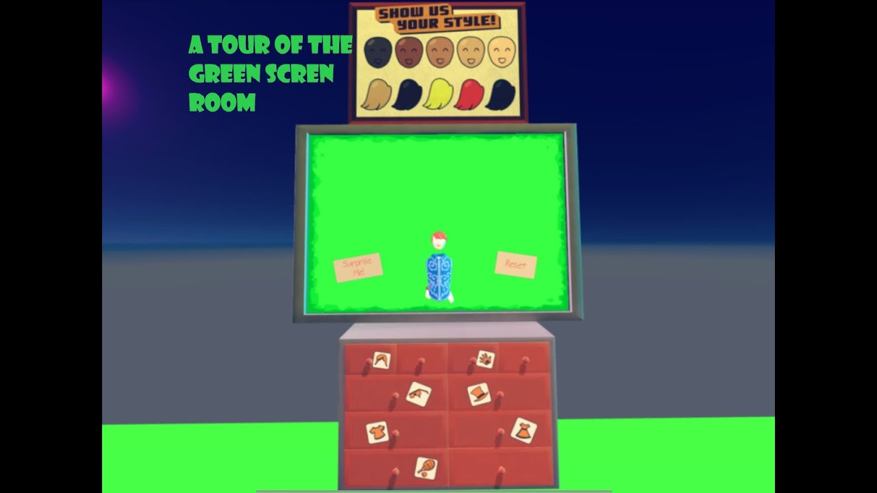 A tour of the green screen room (Rec Room) - YouTube