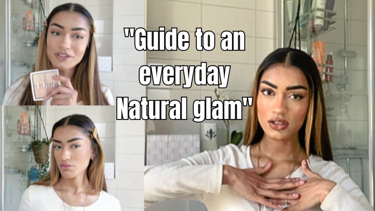 Guide to an everyday natural glam make-up look - YouTube