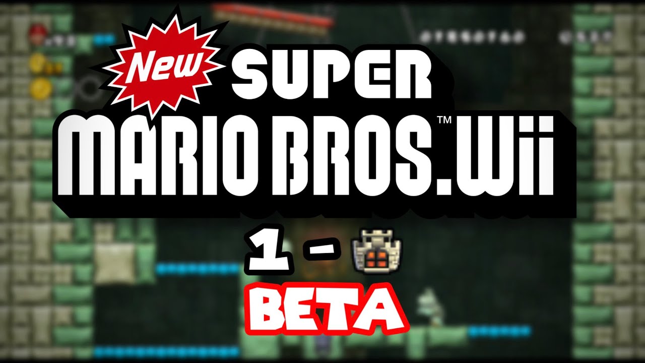NSMBW Beta World 1-Tower Restored - YouTube