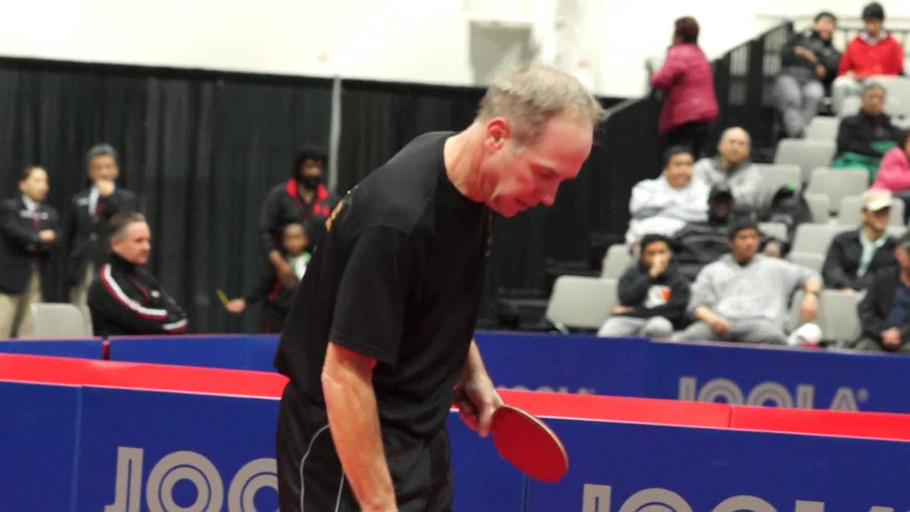 Dan Seemiller, backhand serve, forehand loop, USA Table Tennis, Men's ...