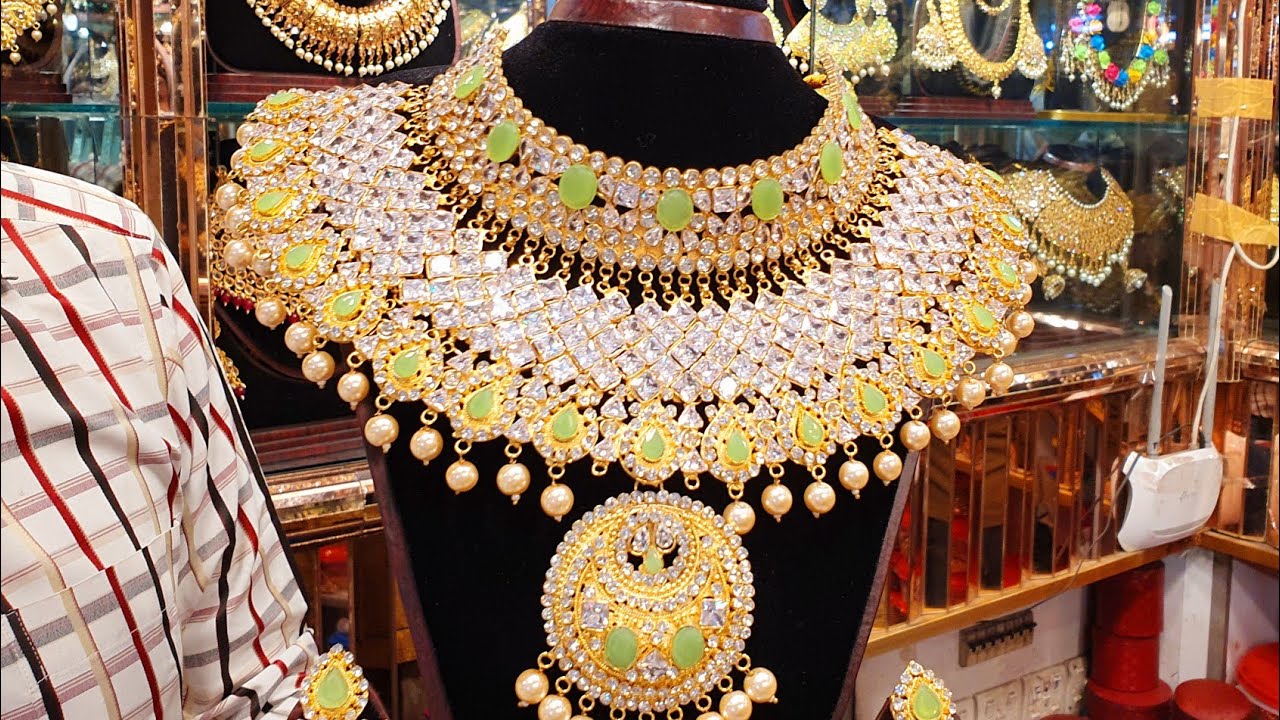 Bridal full jarwa set wd price - YouTube