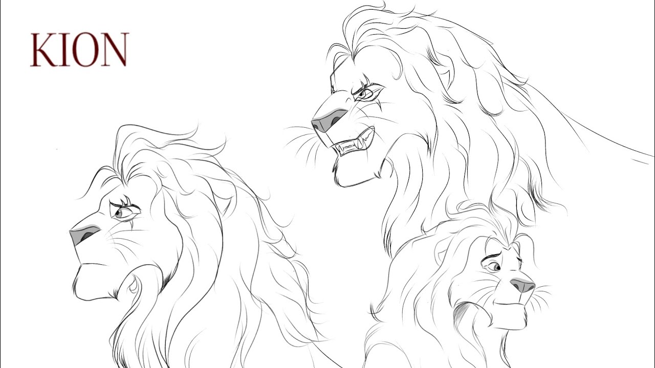 Adult Kion (character expression sheet ) ️ - YouTube
