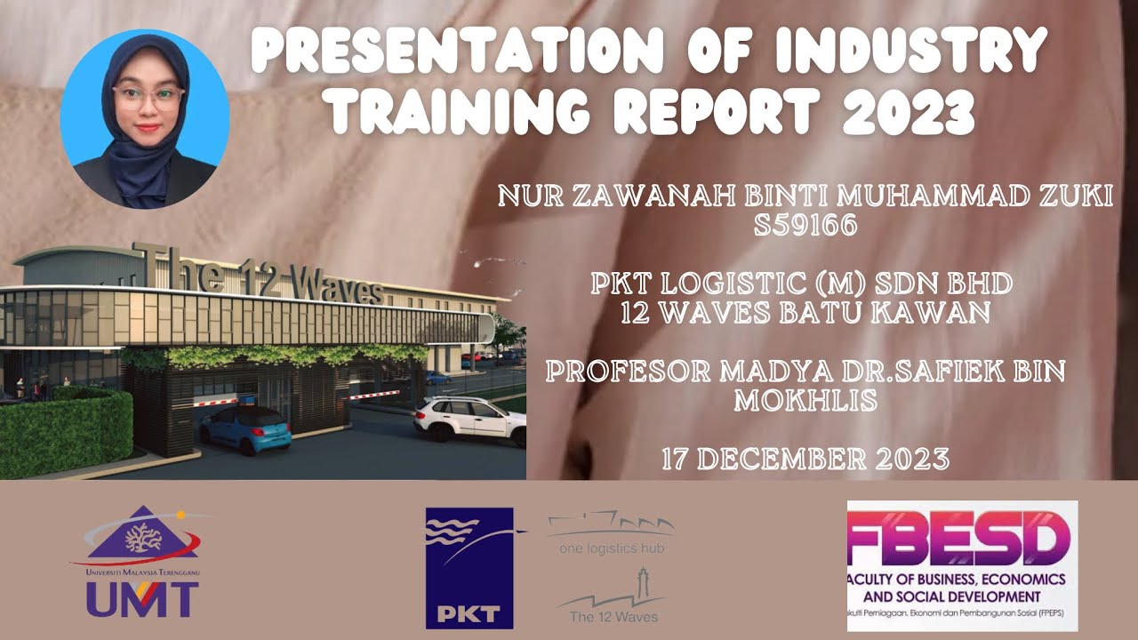 PRESENTATION OF INDUSTRY TRAINING REPORT 2023 - YouTube
