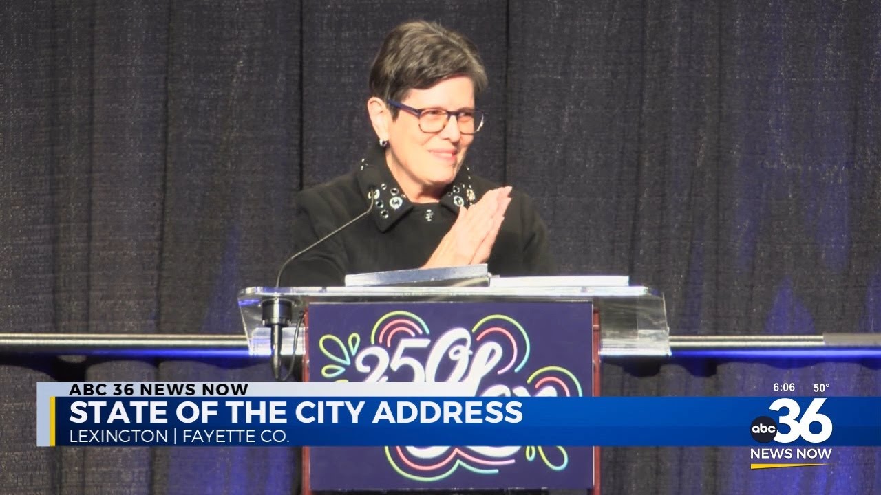 Lexington state of the city address - YouTube
