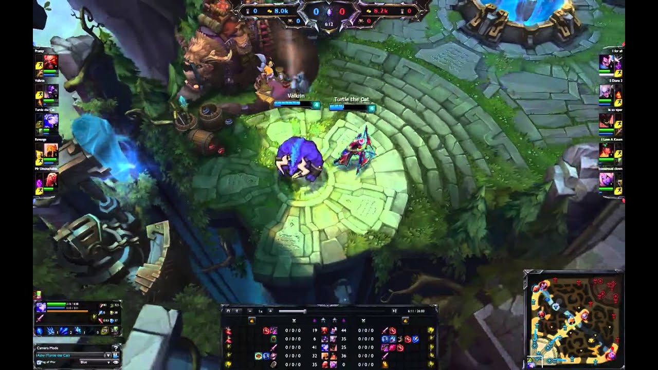 TSM WildTurtle playing Ashe - League of Legends pro replays Solo Queue ...