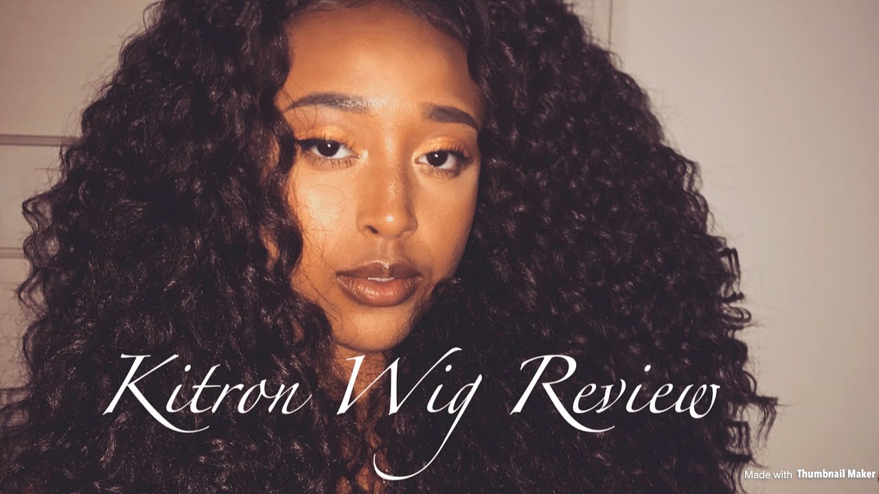 Freetress Kitron Hair Review| CURLY SYNTHETIC WIG UNDER $30 - YouTube